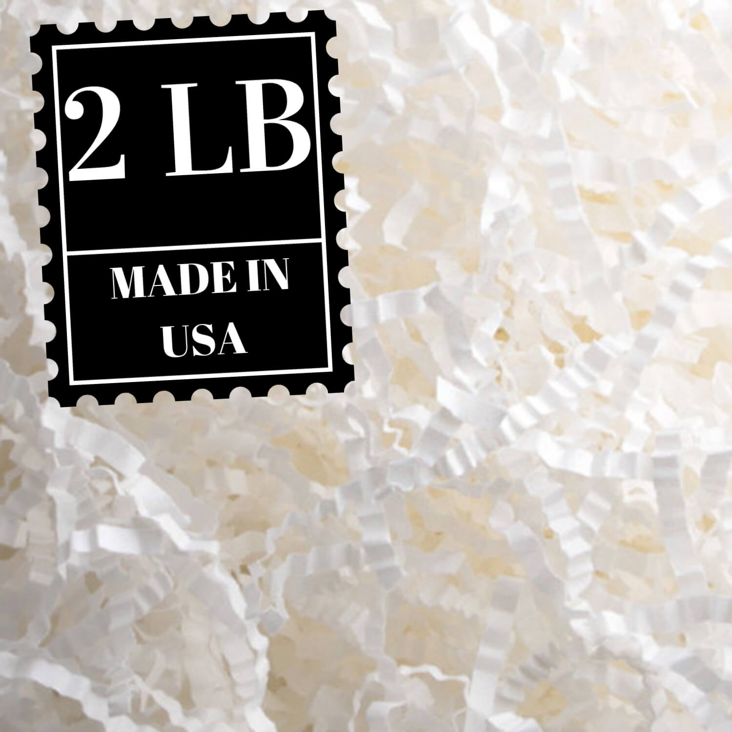 White Crinkle Paper 2lb | Mrs Fizz